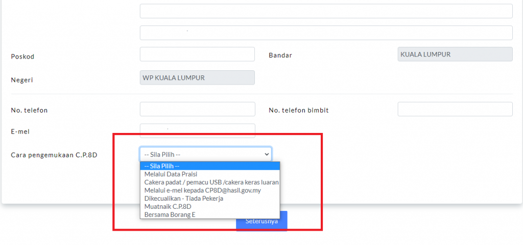 How to use LHDN E-filing platform to file Borang E to LHDN - CLPC Group