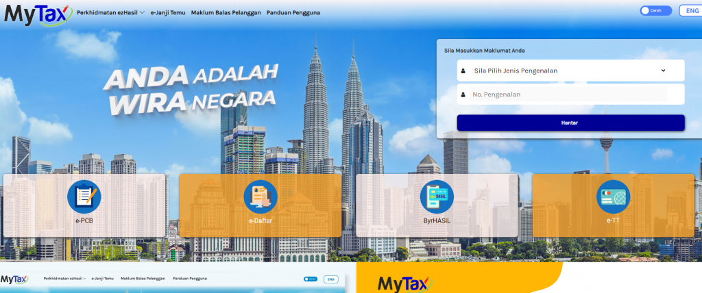 How to use LHDN E-filing platform to file Borang E to LHDN for year ...