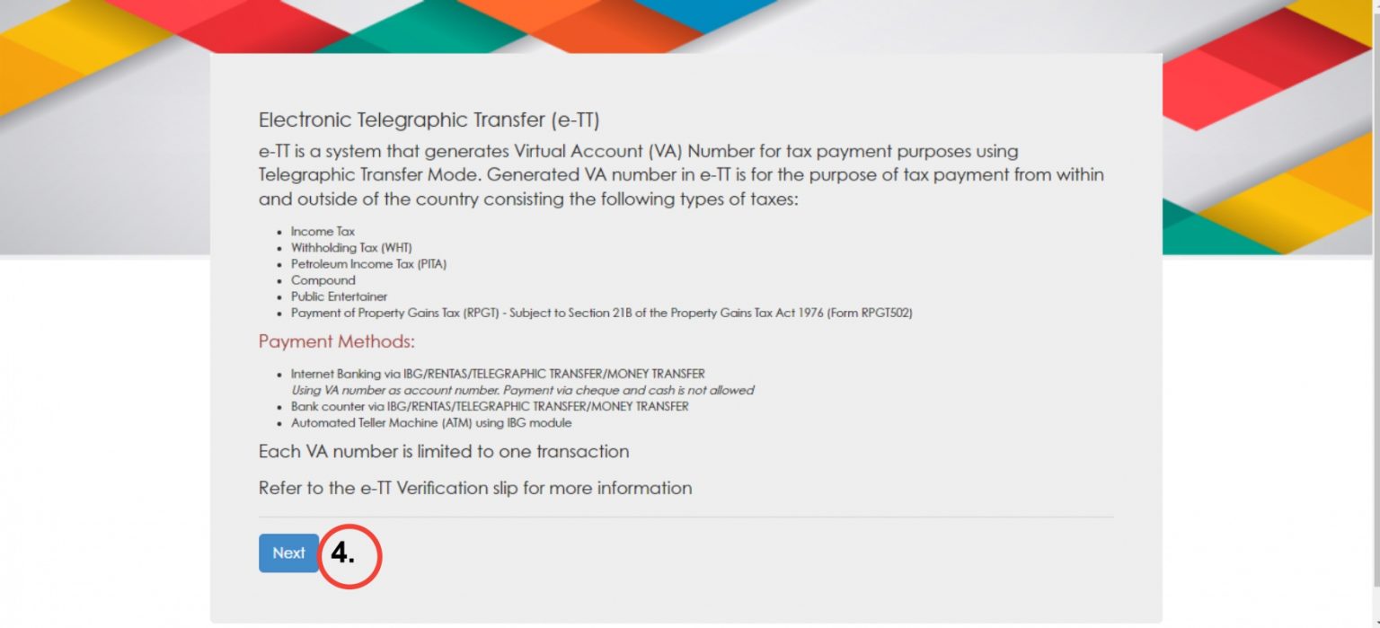 Generating Virtual Account Number through E-TT to make Income Tax ...